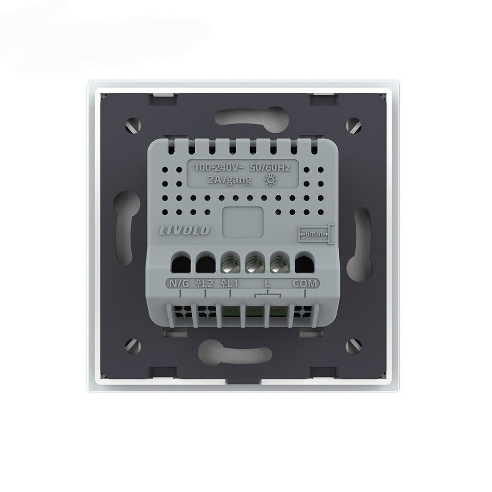 LIVOLO Touch Glas Lichtschalter Steckdosen Taster Dimmer USB SAT ...