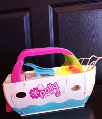 Polly Pocket Ultimate Party Boat Yacht Ship w Waterslide Pool Sundeck ...