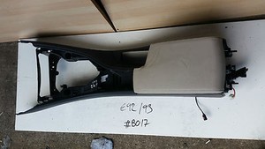 GENUINE BMW 3 SERIES E92 E93 LEATHER CENTRE CONSOLE ARMREST and PHONE ...