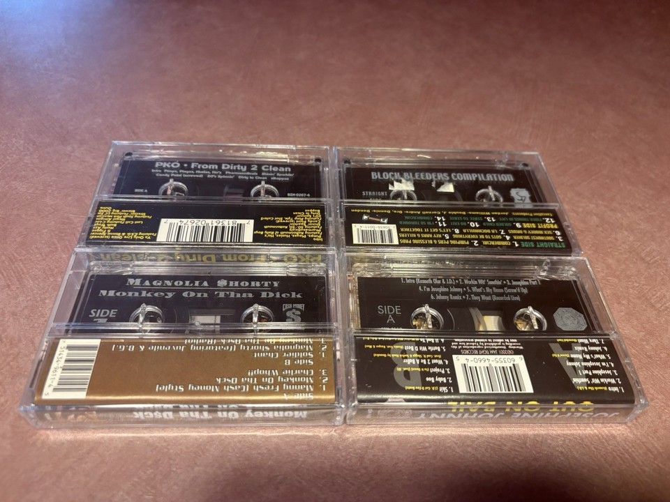 Lot of 4 new sealed Gangsta Rap Cassettes | eBay