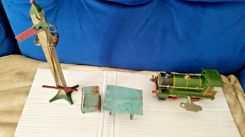 British Railways 3210 Hornby Engine OO Gauge. Plus Signal and Table and ...