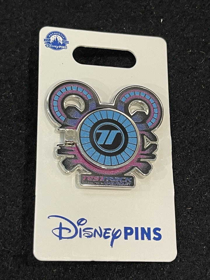 Disney Parks Epcot Test Track Mickey Hinged Pin 2024 Pin New OE Pin In ...