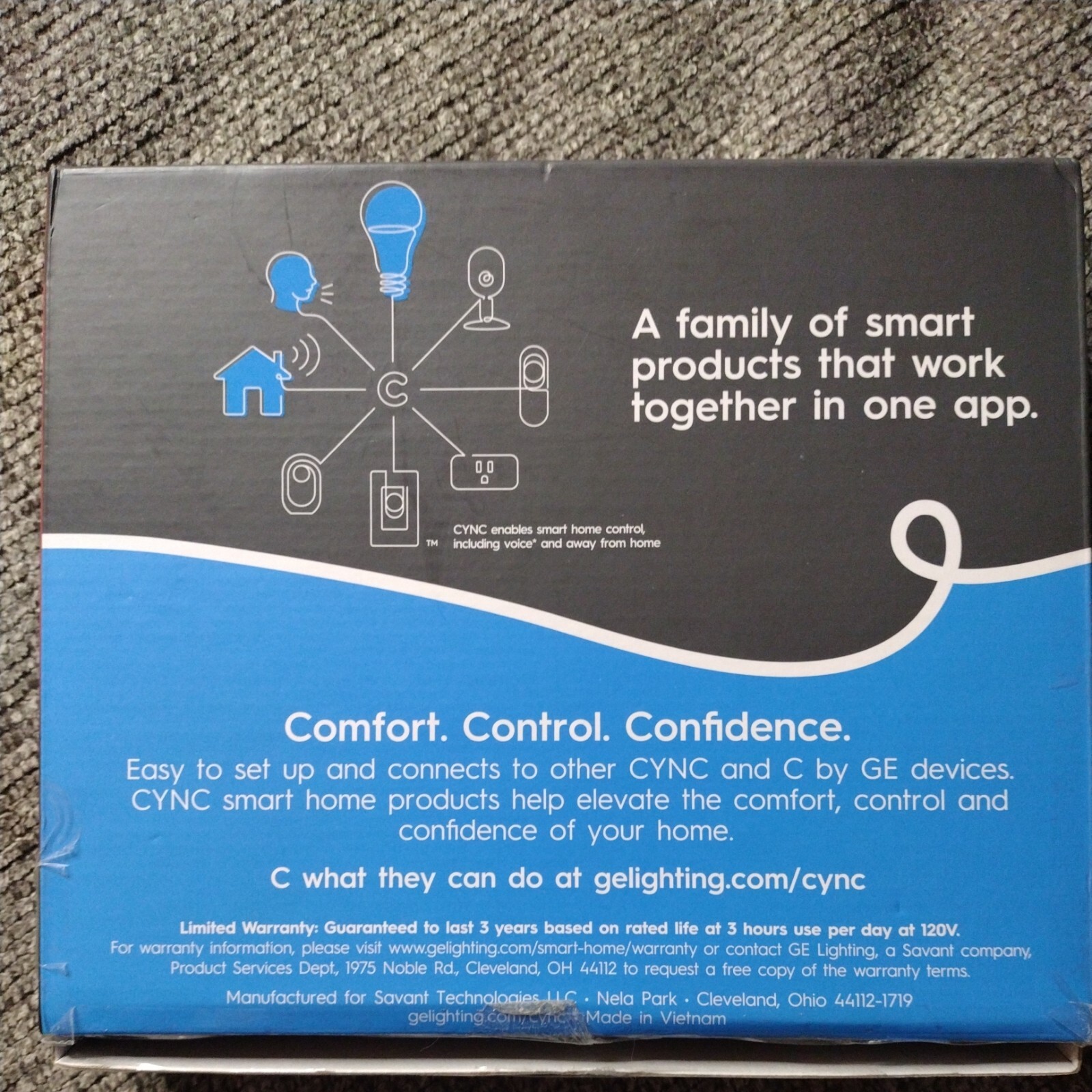 Cync by GE Full Color Direct Connect Smart Light Strip Extension 40 ...