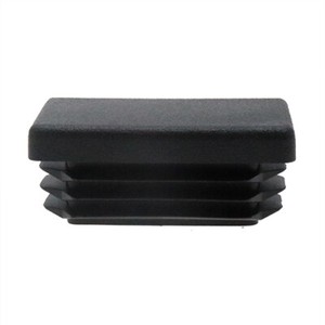 25 Pack Rectangular Tube Inserts 38.1mm x 19.1mm, Plastic Inserts, Tube ...