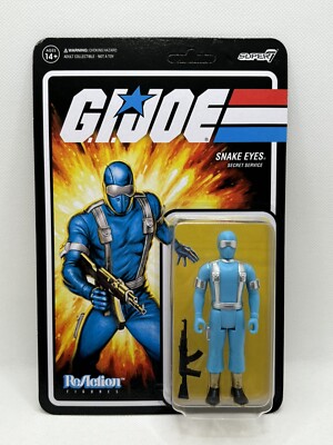 Super7 G.I. Joe ReAction 3.75” Snake Eyes Secret Service Figure | eBay