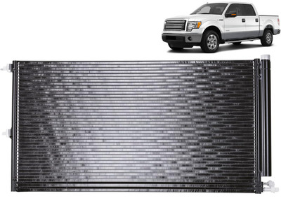 For Ford F-150 2009-2014 5.4/6.2L AC Condenser w/Receiver & Dryer ...