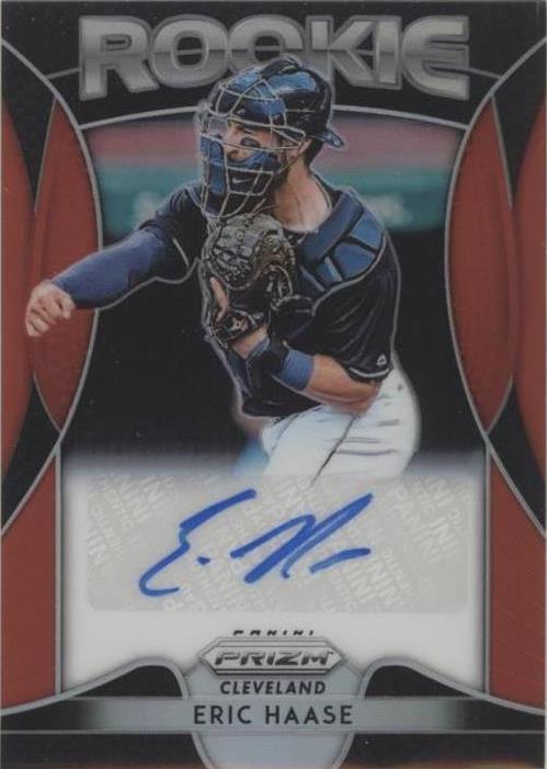 2019 Panini Prizm - Rookie Autographs Eric Haase #RA-EH Red Prizm (AU ...