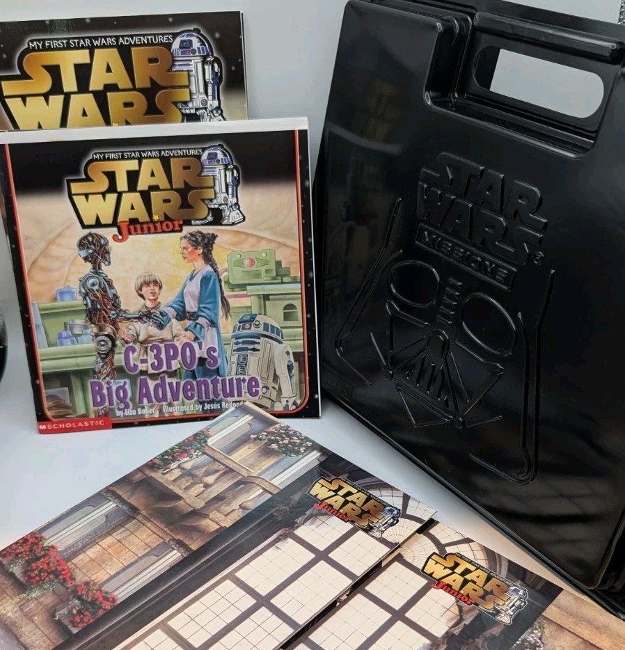 Star Wars Junior Activity Books w Darth Vader Case Scenes Scholastic ...