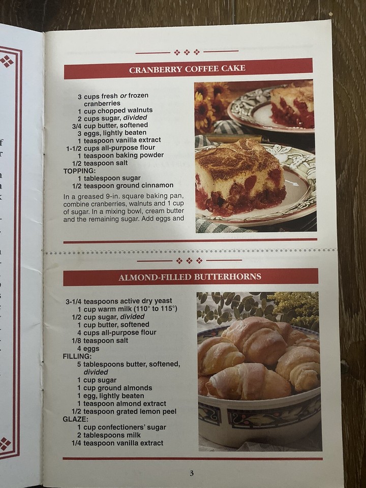 Vintage The Country Cooking Recipe Collection Prize-Winning Baked Goods ...