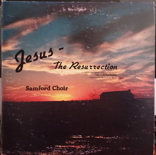 Samford Choir Jesus The Resurrection Gospel Music LP RECORD ALBUM ...