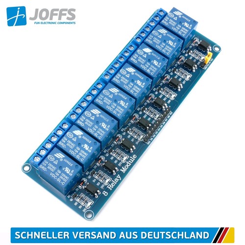 8-Kanal 24V Relais Modul mit Optokoppler (8Ch Relay Module Active-Low ...
