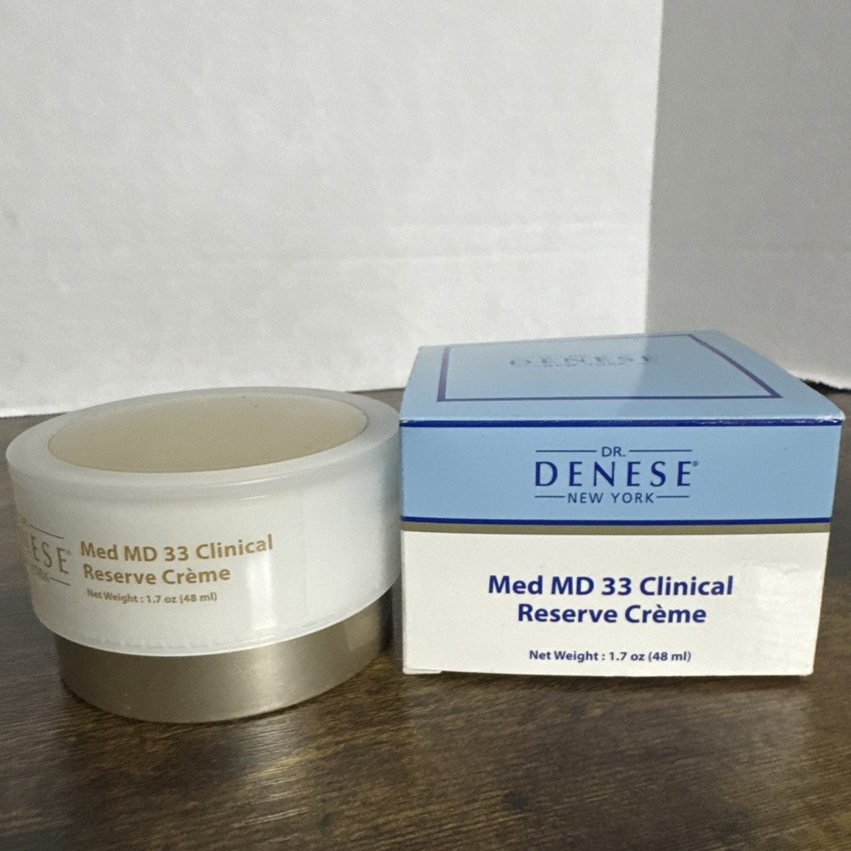 New in Box Dr Denese Med MD 33 Clinical Reserve Cream 1.7 oz / 48 ml | eBay