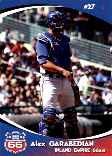 Alex Garabedian 2009 Grandstand Inland Empire 66ers RC AutographDen | eBay