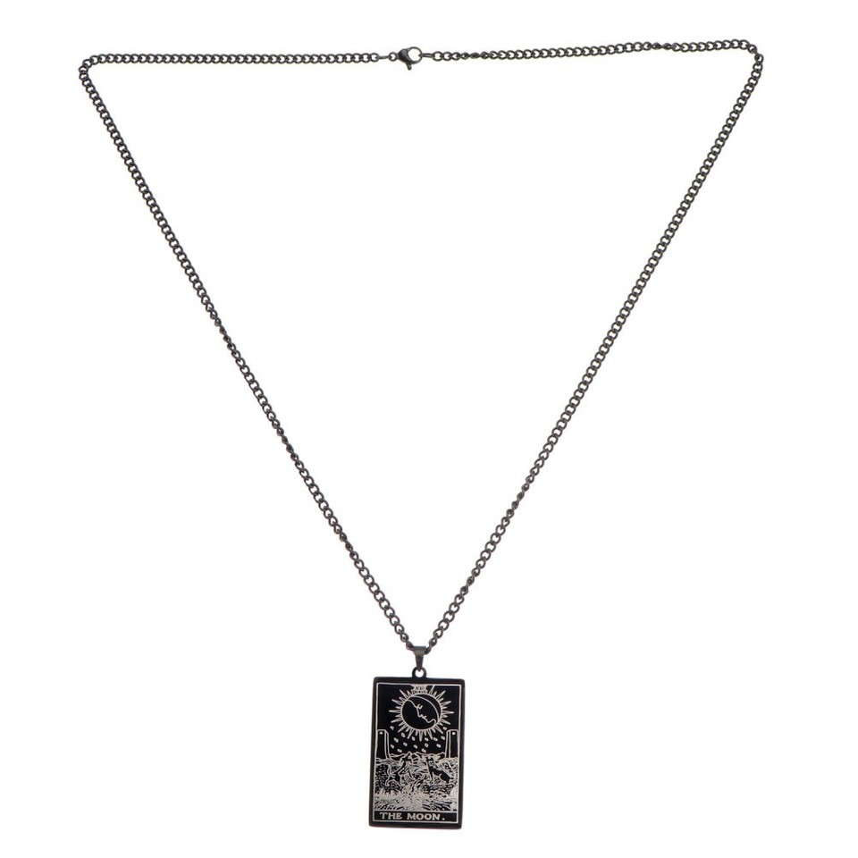 Tarot Pendant Neck Jewelry Male Sweater Chain Stainless Steel Material ...