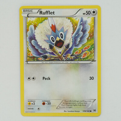 Rufflet 129/162 Common XY: Breakthrough Pokemon Card | eBay
