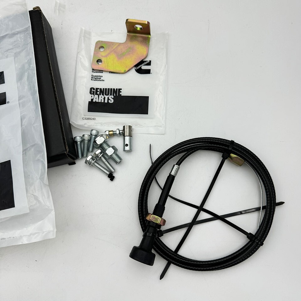 Manual Fuel Shut Off P7100 Solenoid Kit Cable Set For Cummins Dodge 12v ...
