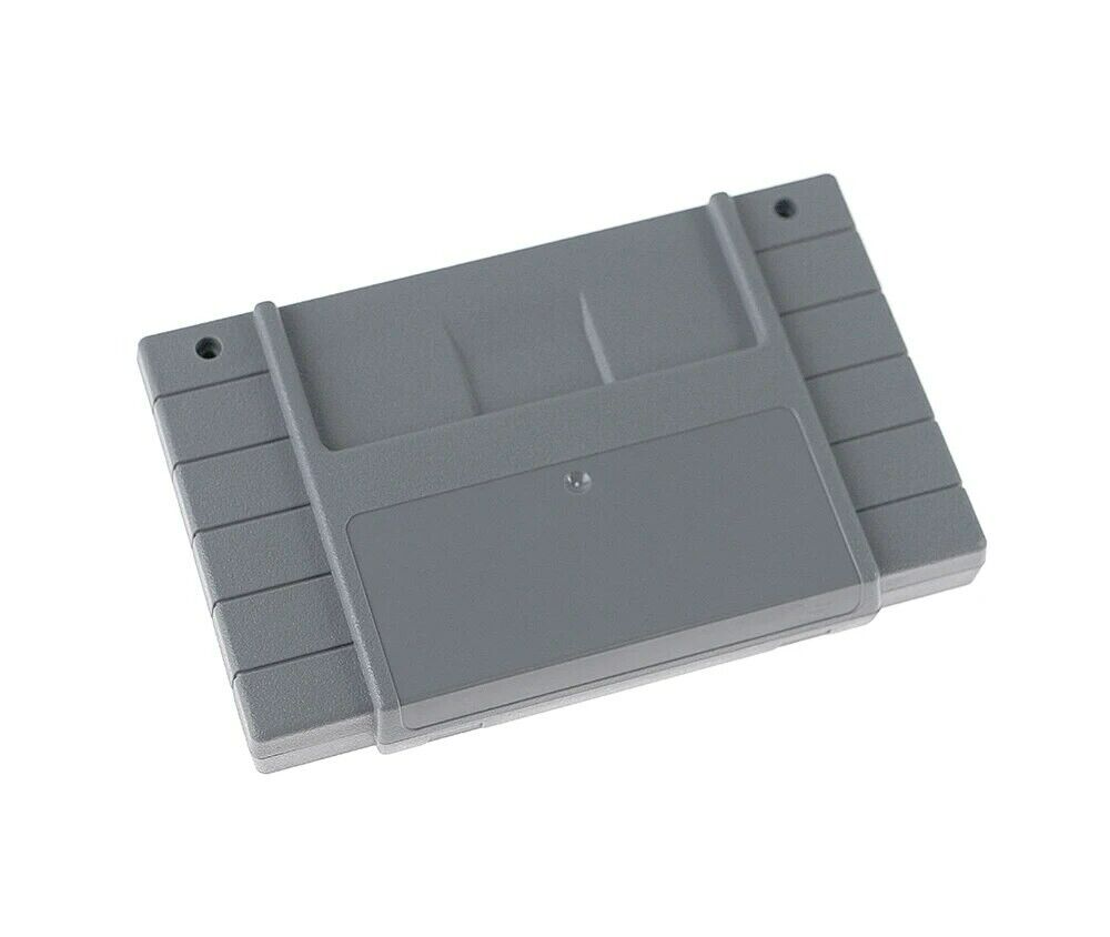 SNES Super Nintendo Gray Plastic Case Cart Replacement Shell | eBay