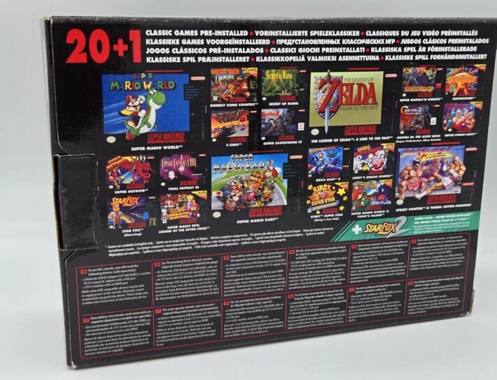 Super Nintendo SNES Classic Mini European EU Version Console - Brand ...