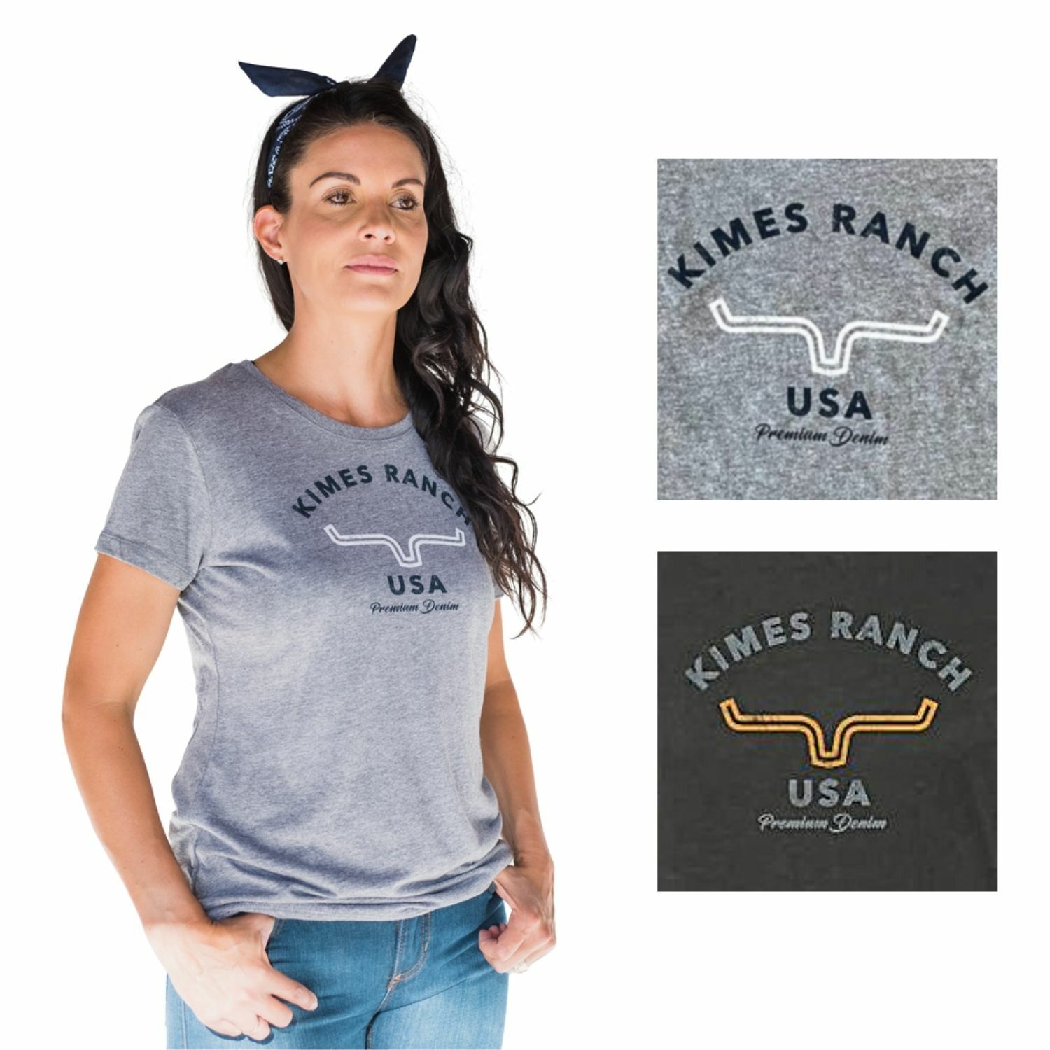Kimes Ranch Womens Arch Logo Short Sleeve Tee T-shirt | eBay