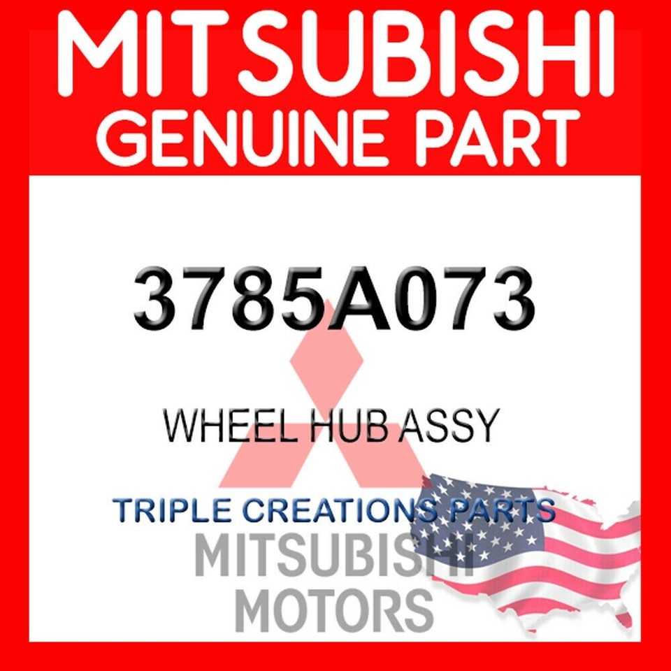 Genuine Mitsubishi 3785A073 Hub Assy Rear Wheel OEM | eBay