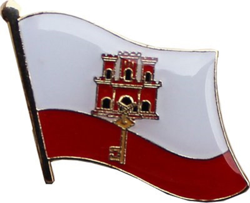 Pin Gibraltar Flag On