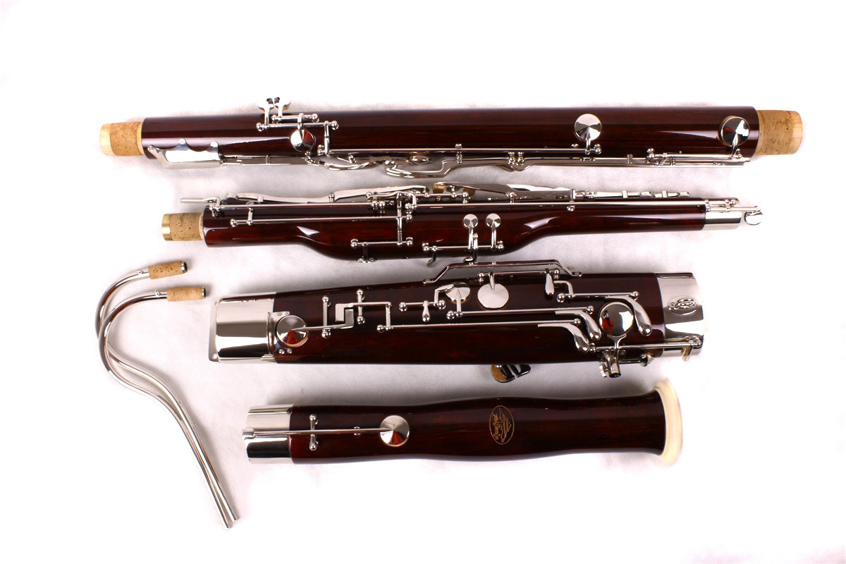 New Bassoon C tone 26 keys Great Maple Fine quality Free Pull rod Case ...