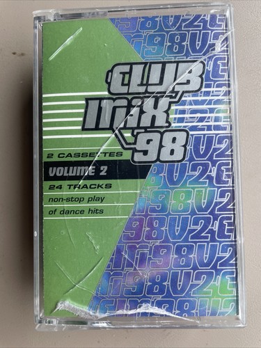 Club Mix '98 by Various Artists 2 Cassette Set Backstreet Boys Robyn No ...