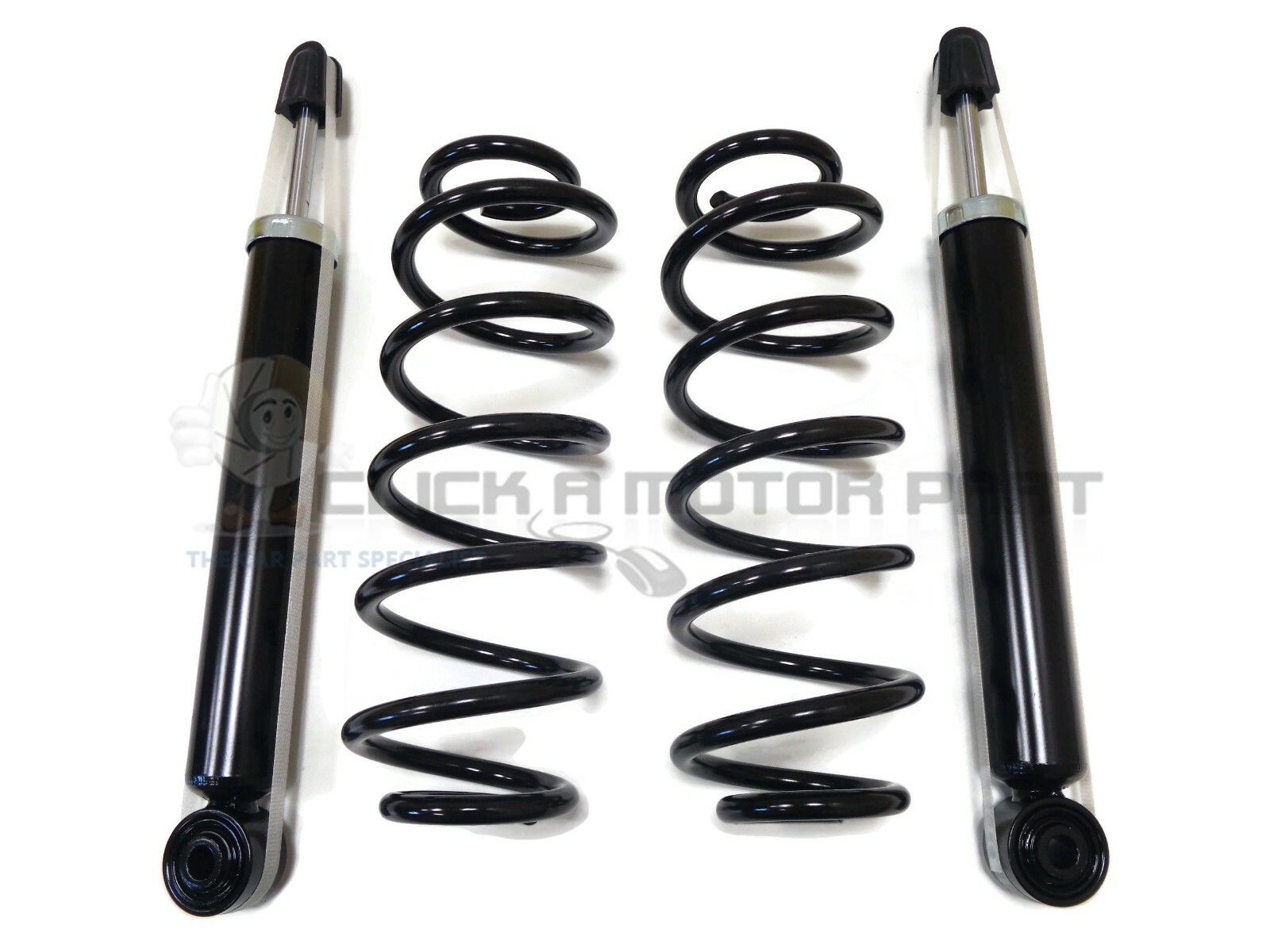 AUDI A3 MK2 8P1 03-12 REAR SUSPENSION NEW SHOCK ABSORBERS & 2 COIL ...