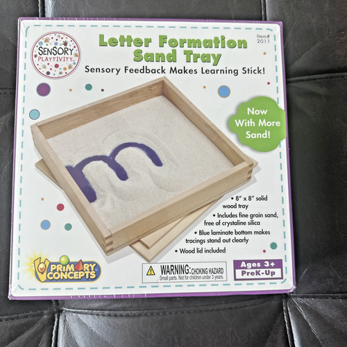 Primary Concepts Letter Formation Sand Tray Montessori Sensory Write ...
