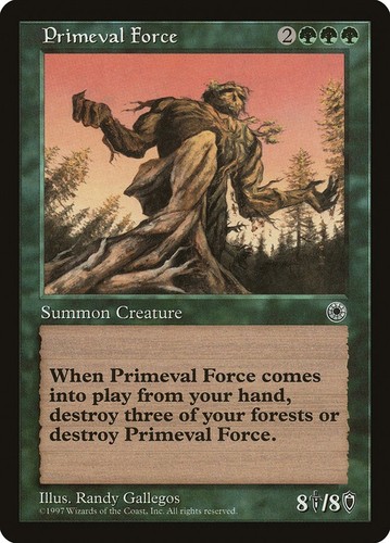 Primeval Force (182) Portal POR MTG Magic | eBay
