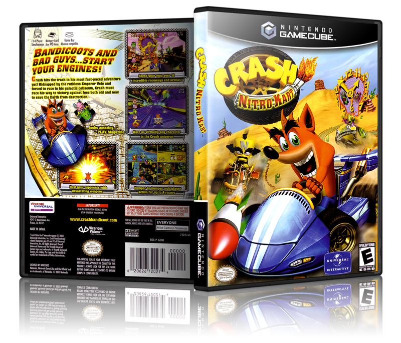 Replacement GameCube Covers W/ EU STYLE Cases Titles #-L !!NO GAMES ...