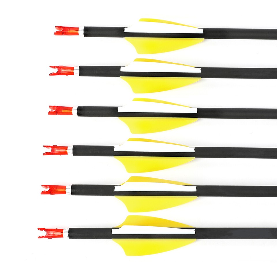 30" Carbon Arrows Archery Spine 1000 ID4.2mm Shaft Recurve Bow Target ...