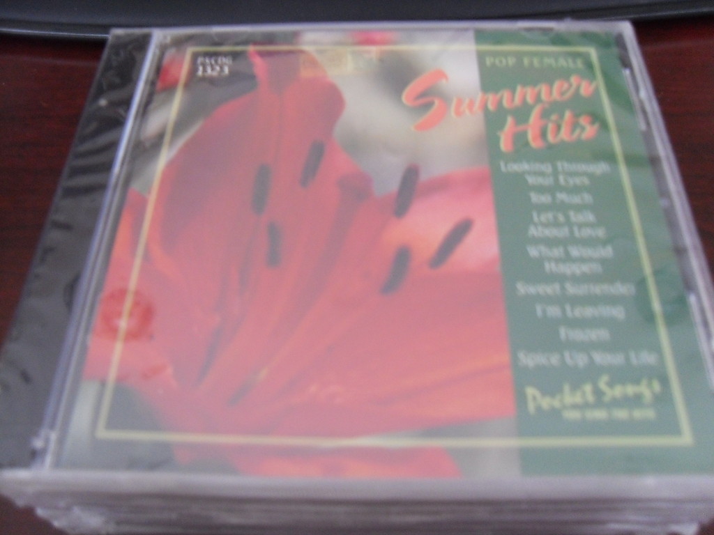 POCKET SONGS KARAOKE DISC PSCDG 1323 SUMMER HITS POP FEMALE CD+G ...