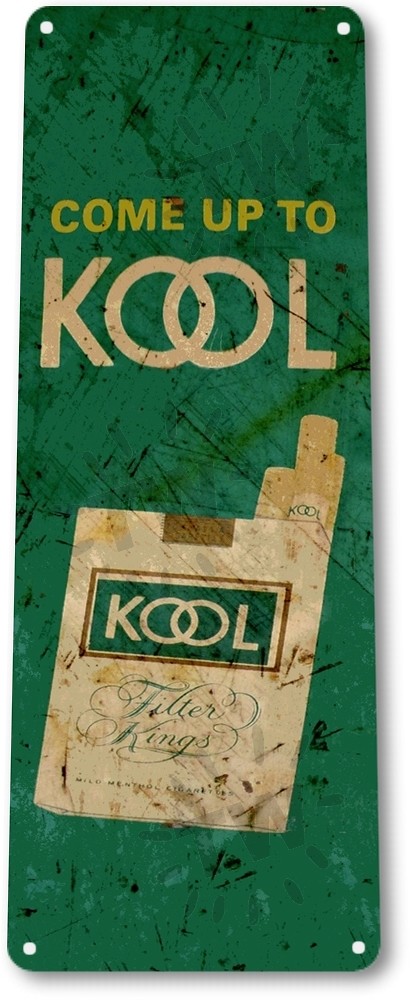 Kool Cigarette Logo Hake's “WE SELL CIGARETTES SMOKE KOOL”