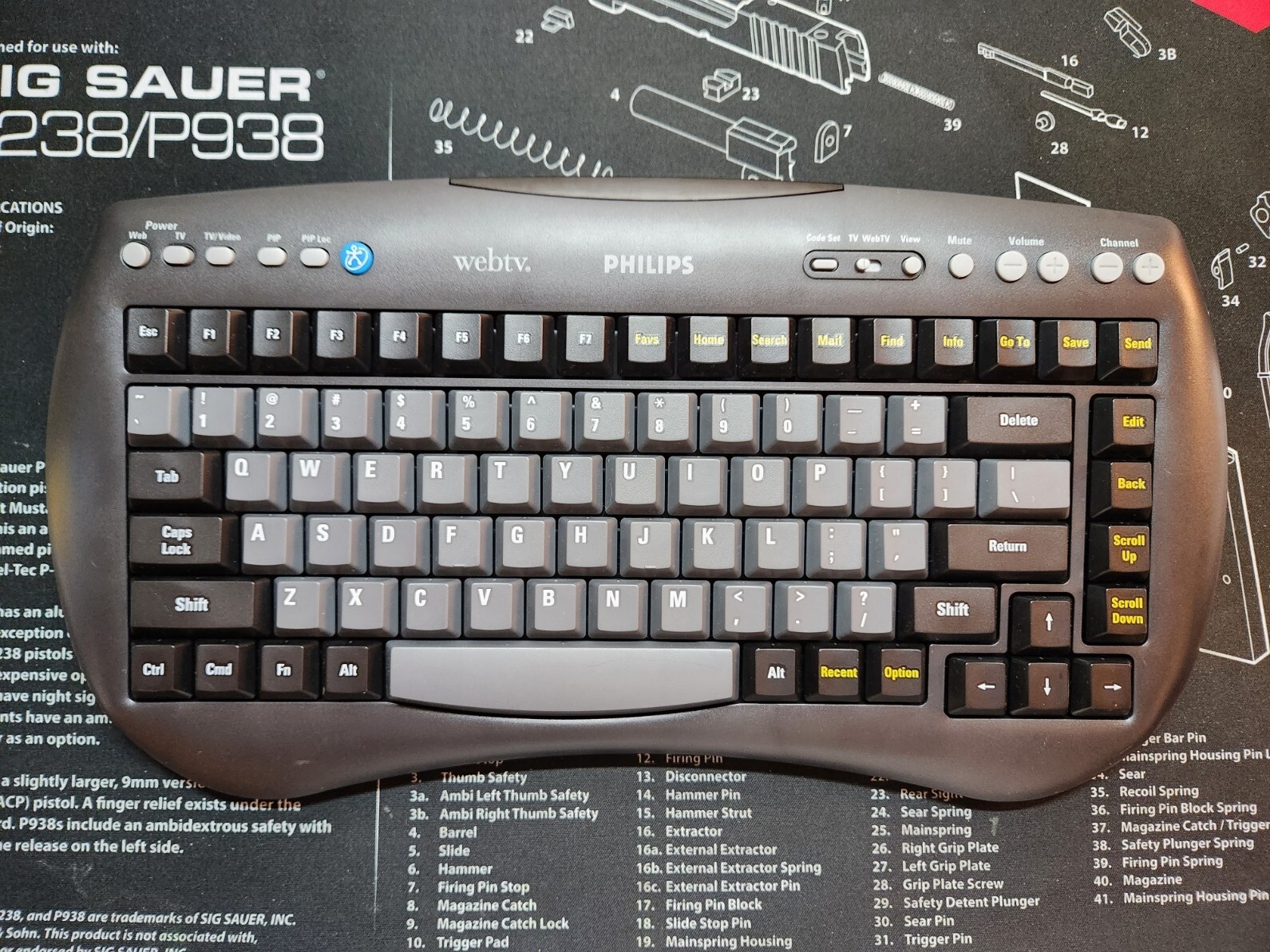 Philips WebTV Keyboard | eBay