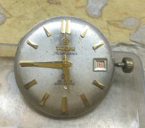 USED ETA-2452 AUTOMATIC WATCH MOVEMENT ( BALANCE OK ) FOR PARTS ...