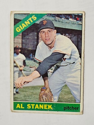 1966 TOPPS AL STANEK SAN FRANCISCO GIANTS #437 VG Actual card is ...
