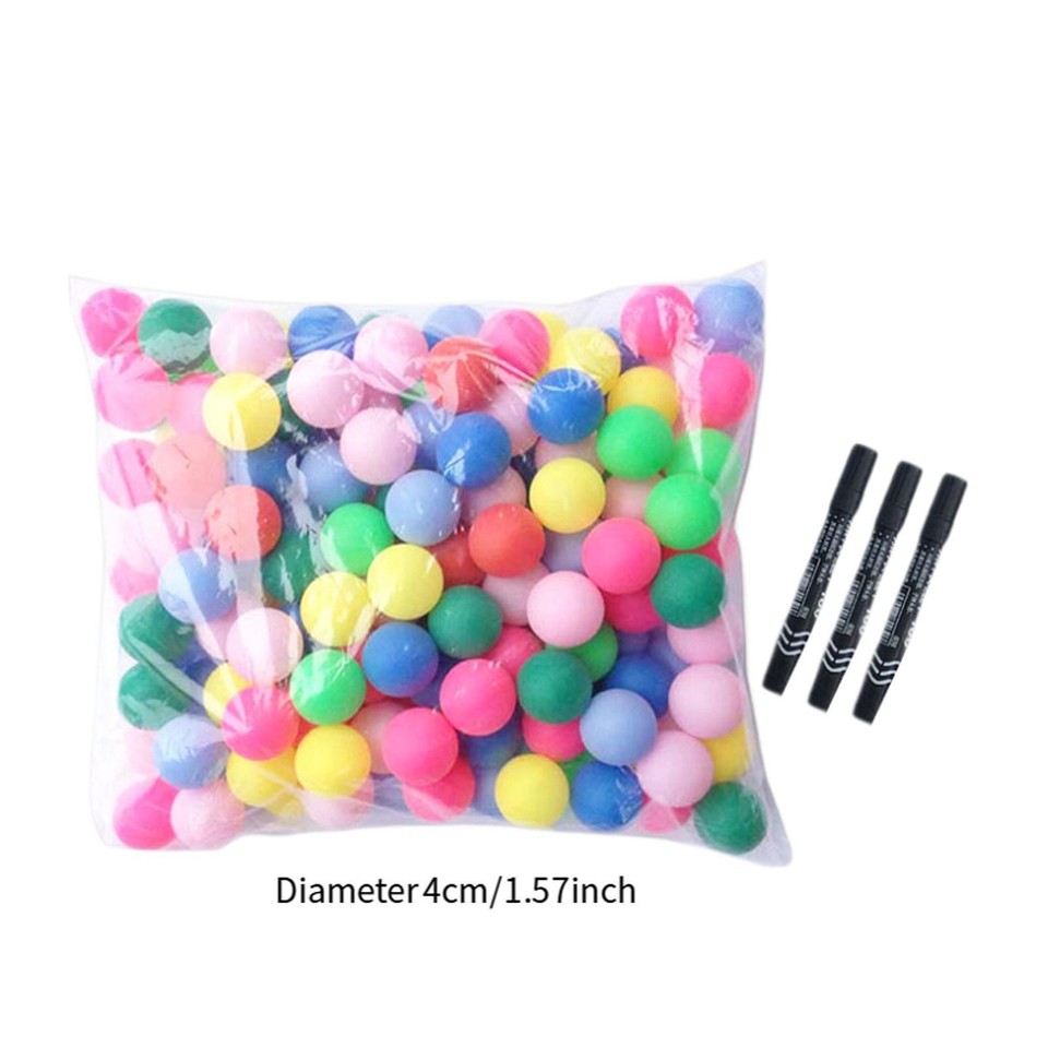 50x Raffle Balls Lottery Balls Table Tennis Balls Bingo Game Balls for ...