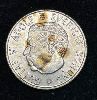 1964 Sweden 2 Krone Silver Coin Excellent Condition High Value | eBay