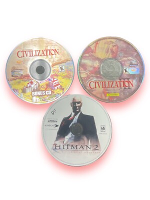 Hitman 2 Silent Assassin PC CD-Rom Game 2002 plus Civilization Bonus ...