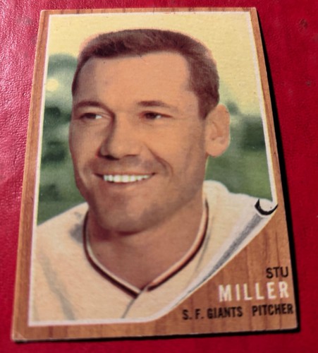Stu Miller 1962 Topps 155 S.F. Giants baseball see description | eBay