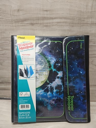 New Trapper Keeper ~ Binder Portfolio Folder 2023 Mead Retro Moon | eBay