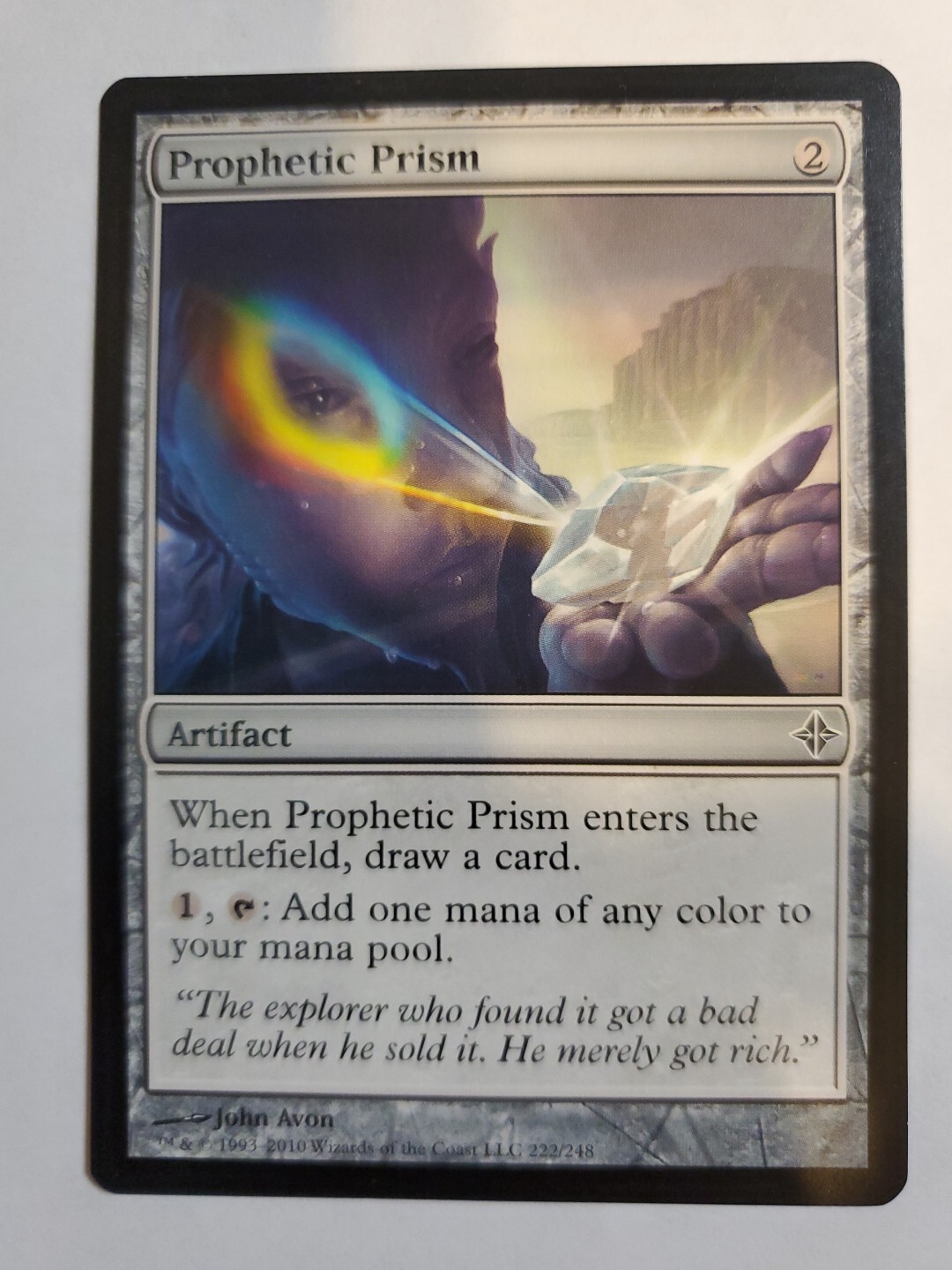 MTG Magic The Gathering Card Prophetic Prism Artifact Rise Of The ...