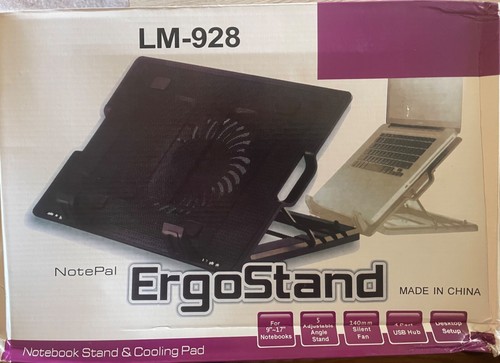 NOTEPAL ERGOSTAND NOTEBOOK STAND & COOLING PAD, New in box | eBay