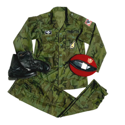 SOUTH VIETNAM INVISIBLE ERDL CAMO ARVN AIRBORNE RANGER UNIFORM - CUSTOM ...