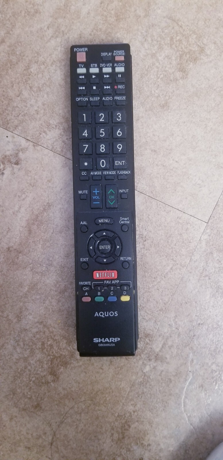 GENUINE SHARP GB173WJSA AQUOS 4K SMART LED TV REMOTE - LC-60UE30U LC ...