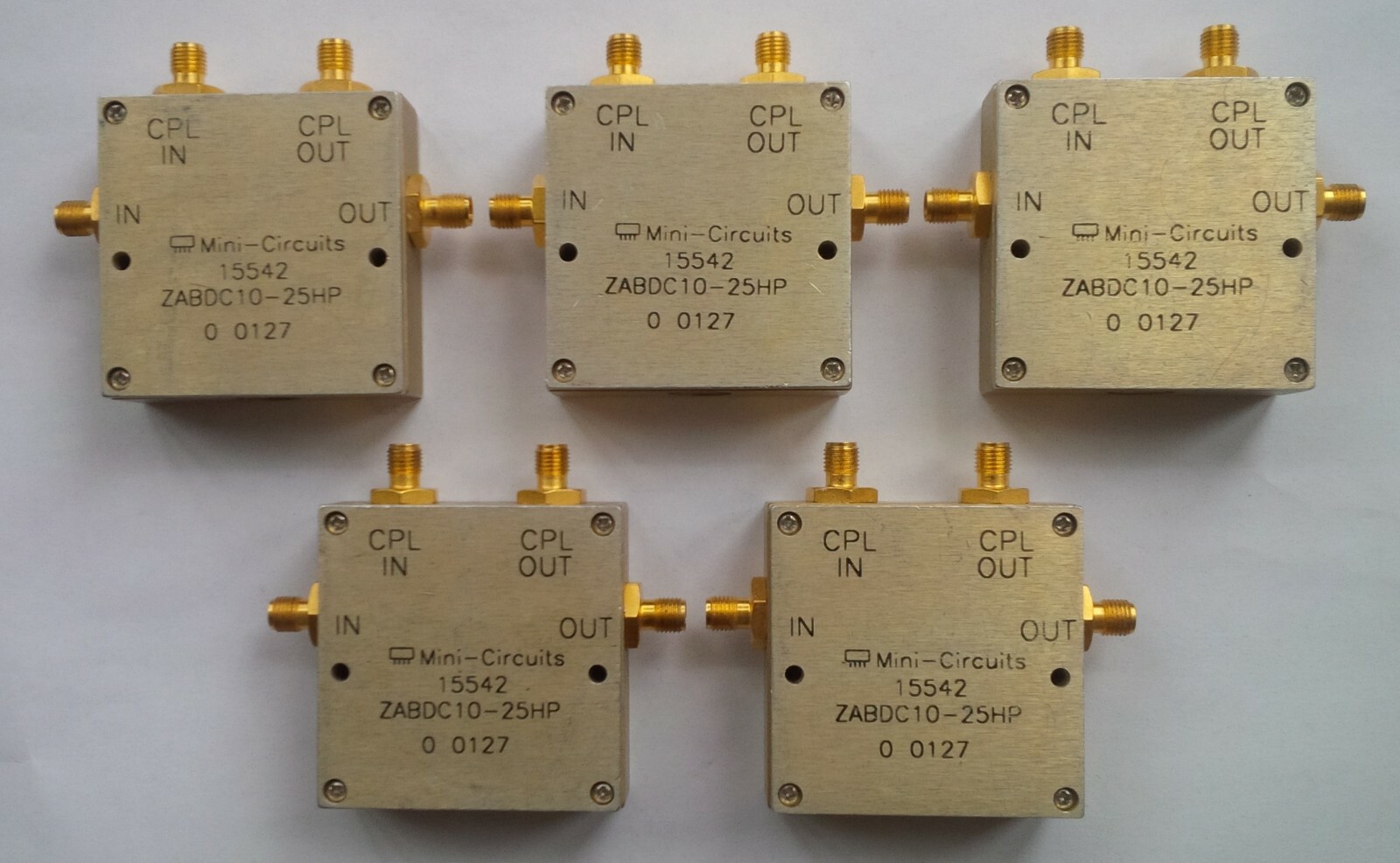 Mini-Circuits ZABDC10-25HP Bi-Directional Coupler 10dB 1.5-2.5GHz SMA ...