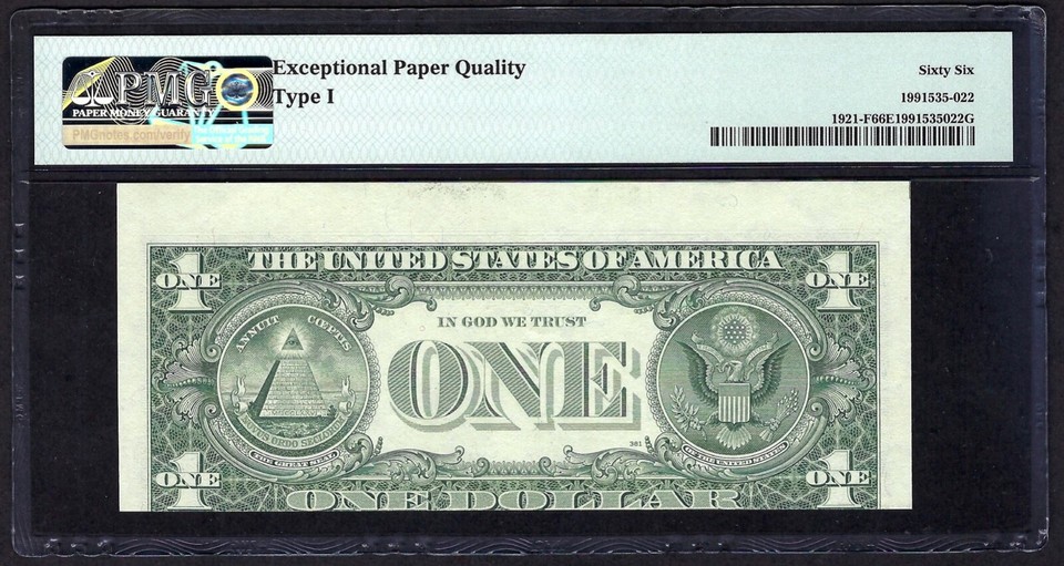 🇺🇸ERROR 1995 $1 ATLANTA ♚♚INVERTED OVERPRINT♚♚ PMG CH UNC 66 EPQ | eBay