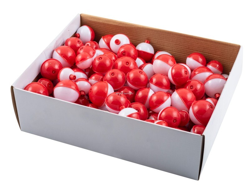 Danielson Snap-On Round Red white Fishing Float Assortment 156 pc F10X ...