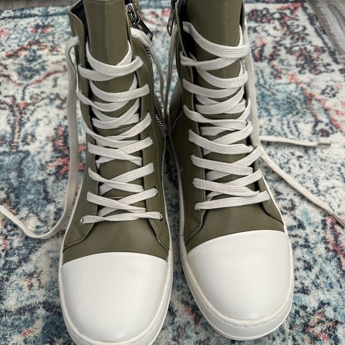 Dupes Rick Owens Ramones High Acid Milk Sneakers No Box Size 9 | eBay